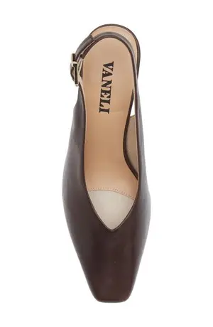 Vaneli Faylyn Slingback Pumps - Brown