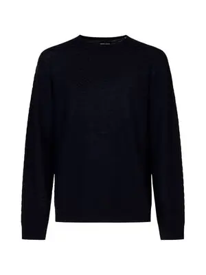Giorgio Armani Crewneck Sweater - Navy