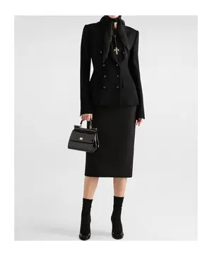 Dolce & Gabbana High Waist Midi Skirt