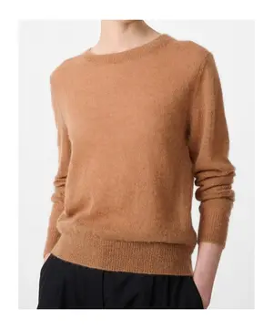 Studio Nicholson Long Sleeve Ribbed Knit Pullover