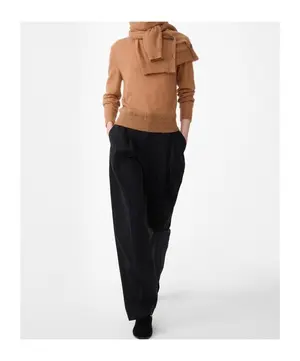 Studio Nicholson Long Sleeve Ribbed Knit Pullover