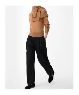 Studio Nicholson Long Sleeve Ribbed Knit Pullover