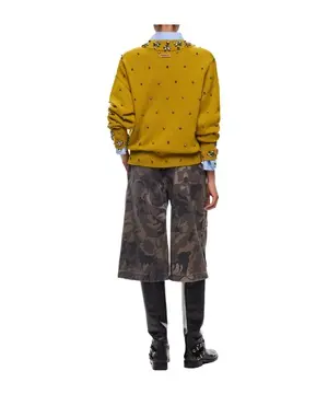 Pinko Crystal-embellished V-neck Sweater