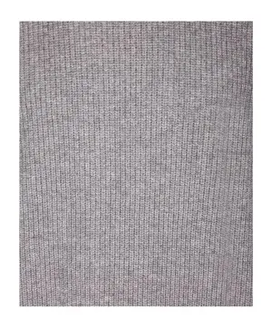 Canali Long-sleeved Ribbed Knit Crew Neck Sweater