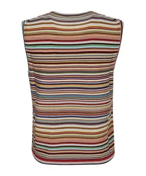 Paul Smith Stripe Knit Tank Top