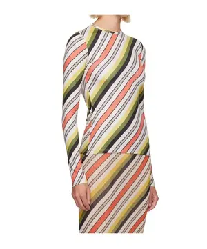 JEAN PAUL GAULTIER Striped Long-sleeve Top