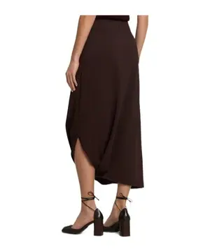 LEMAIRE Silk Viscose Interlock Twisted Hem Skirt