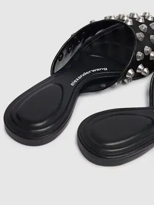 Alexander Wang 10mm Rhodes Mesh Flat Slippers