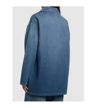 Auralee Collared Denim Shirt