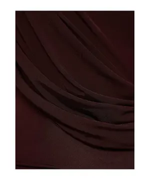 Magda Butrym Draped Jersey Cape Mini Dress