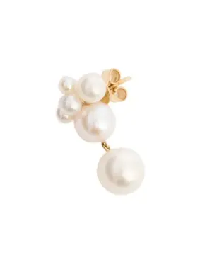 Sophie Bille Brahe Pearl Single Earring - Yellow