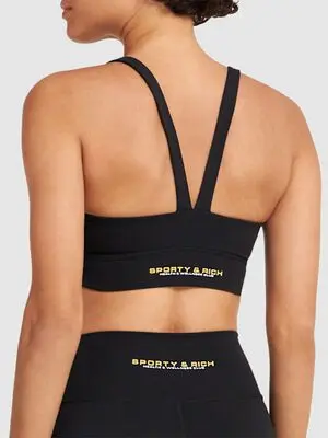SPORTY  RICH Simple Sports Bra