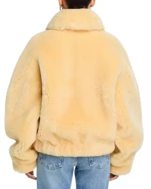 Helmut Lang Shearling Bomber Jacket