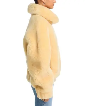 Helmut Lang Shearling Bomber Jacket