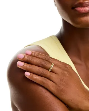 Bloomingdale'S Gemstone & Diamond Band In 14k Yellow Gold - Peridot