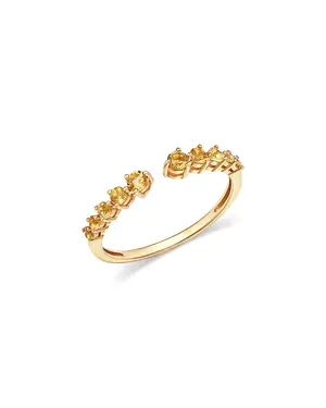 Bloomingdale'S Gemstone Open Ring In 14k Yellow Gold - Citrine