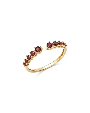 Bloomingdale'S Gemstone Open Ring In 14k Yellow Gold Garnet