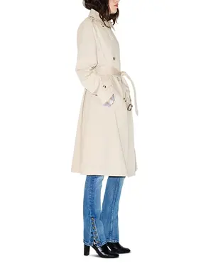 RE/DONE Cara Belted Trench Coat