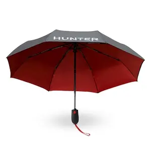 HUNTER LUGGAGE Hunter Double Sided Compact Umbrella Black/red