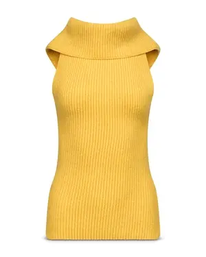 Ossou Isla Soft Wool Turtleneck Tank