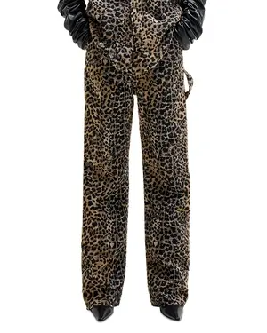 DARKPARK High Rise Loose Fit Printed Jeans