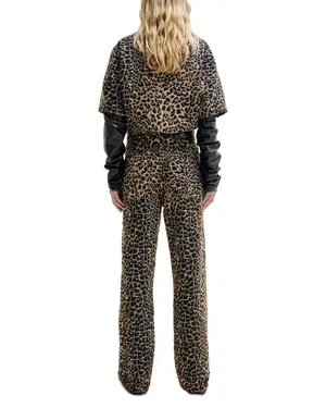 DARKPARK High Rise Loose Fit Printed Jeans