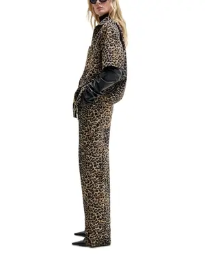 DARKPARK High Rise Loose Fit Printed Jeans