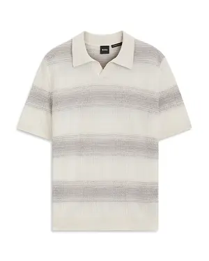 BOSS C-lamoroso Virgin Wool Sweater Polo - Open White