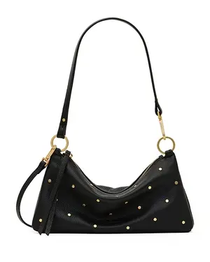 HAMMITT LOS ANGELES Kyle Riveted Suede Convertible Crossbody - Starlight