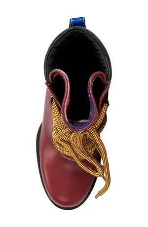 AZALEA WANG Deutch Lace Up Bootie