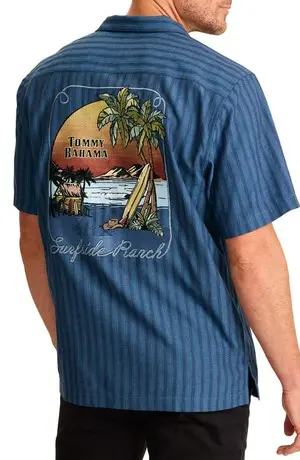 Tommy Bahama Surfside Ranch Silk Button-up Shirt