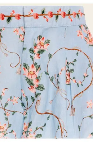 Agua Bendita Maratea Navegante High-waisted Printed Shorts