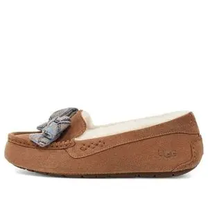 UGG Ansley Plaid Bow Moccasins