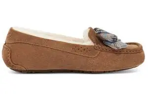 UGG Ansley Plaid Bow Moccasins