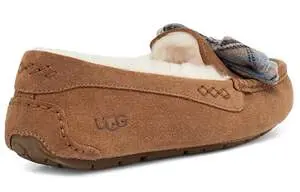 UGG Ansley Plaid Bow Moccasins