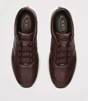 TOD'S Leather Allacciato Sneakers