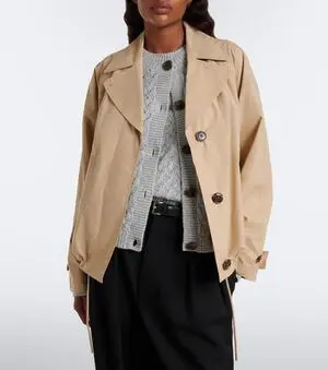 Varley Petra Cotton Poplin Jacket - Beige