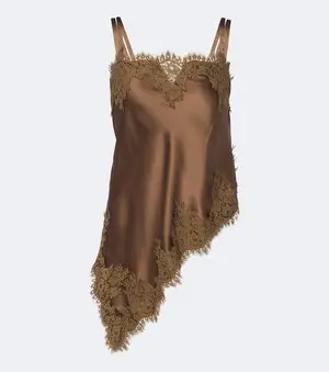 Dorothee Schumacher Silk-blend Camisole - Brown