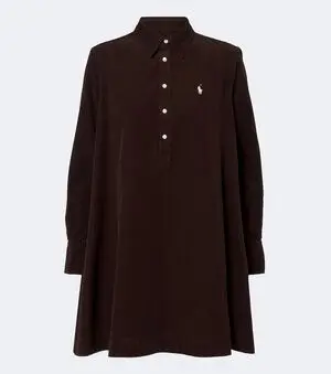 Polo Ralph Lauren Cotton Corduroy Minidress - Brown