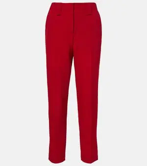 Versace Virgin Wool Slim Fit Trousers