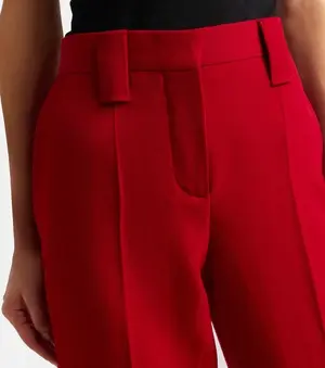 Versace Virgin Wool Slim Fit Trousers
