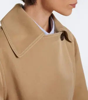 Varley Maddox Double-breasted Twill Jacket - Beige