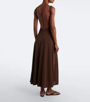 ERES Sculpture Jersey Midi Dress