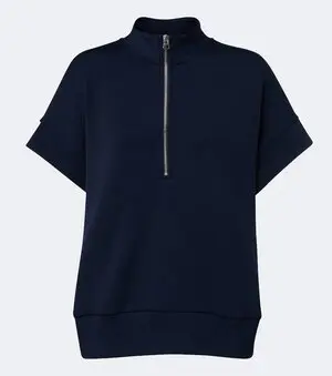 Varley Ritchie Half Zip Sweatshirt - Blue