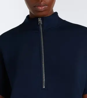 Varley Ritchie Half Zip Sweatshirt - Blue
