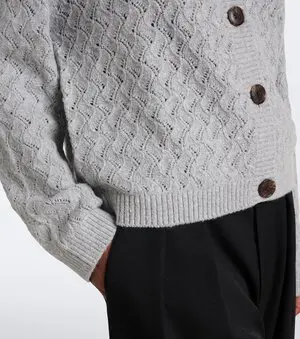 Varley Hossler Pointelle Cotton-blend Cardigan