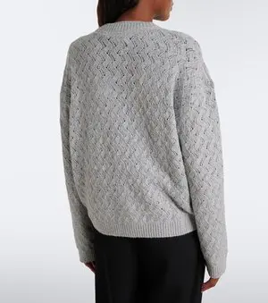 Varley Hossler Pointelle Cotton-blend Cardigan