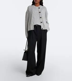 Varley Hossler Pointelle Cotton-blend Cardigan