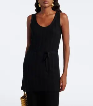 ERES Tangente Belted Knitted Top
