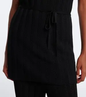 ERES Tangente Belted Knitted Top